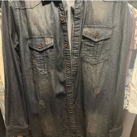 Boutique Item | Tops | Rustic Denim Shirt | Poshmark